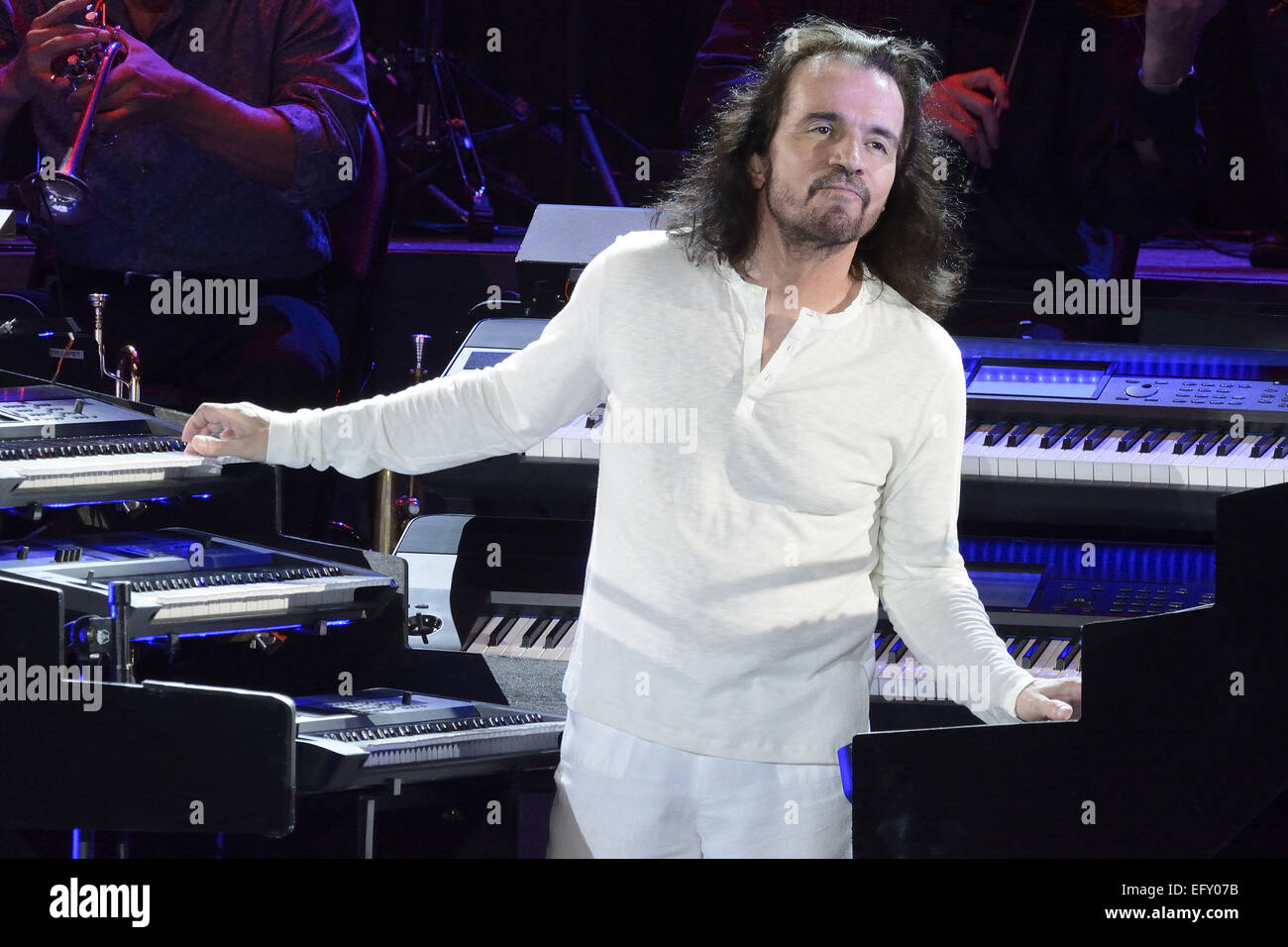 Yanni performs live at the Molson Canadian Amphitheatre Featuring ...