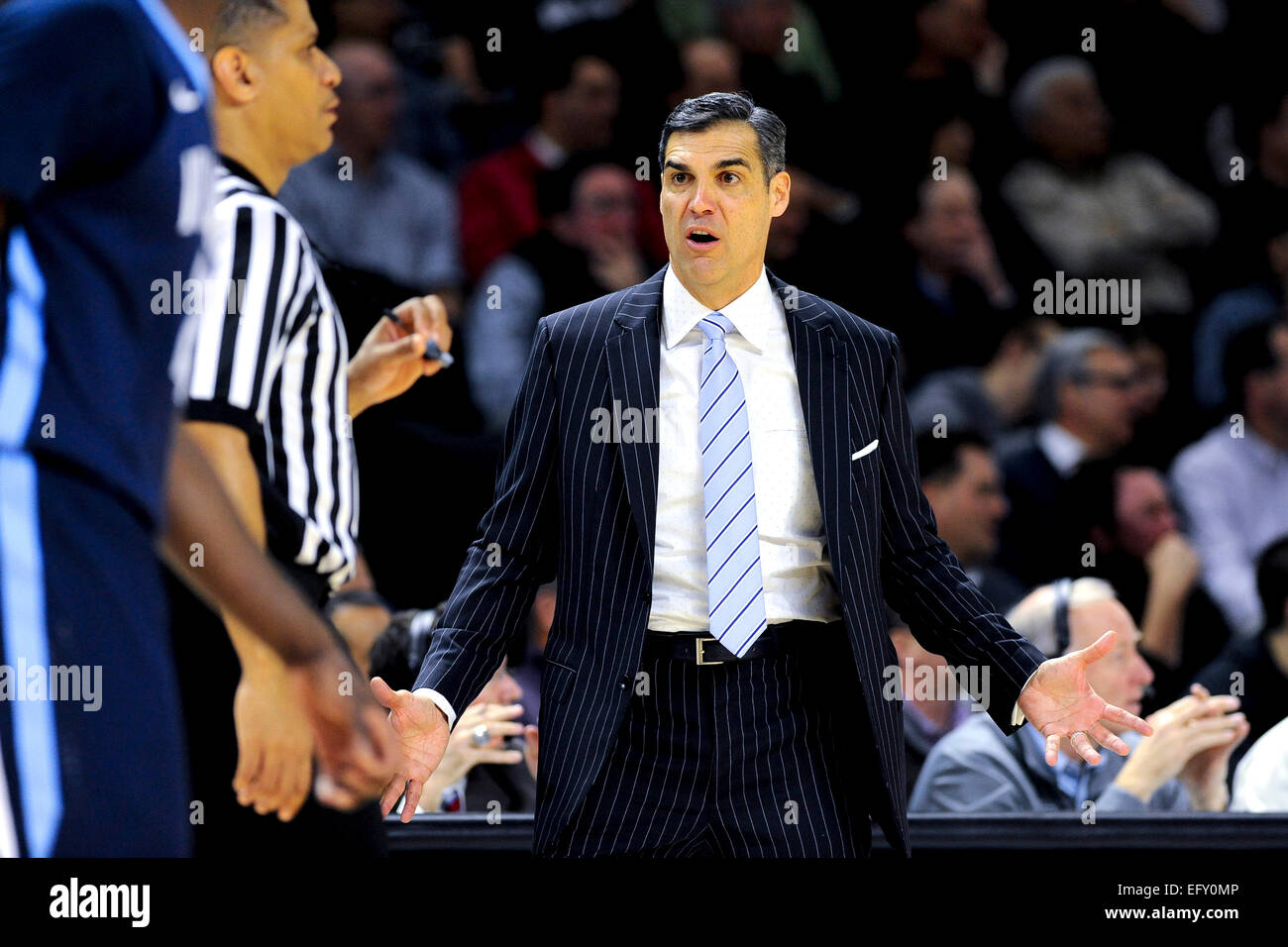 Providence, Rhode Island, USA. 11th Feb, 2015. Villanova Wildcats head ...