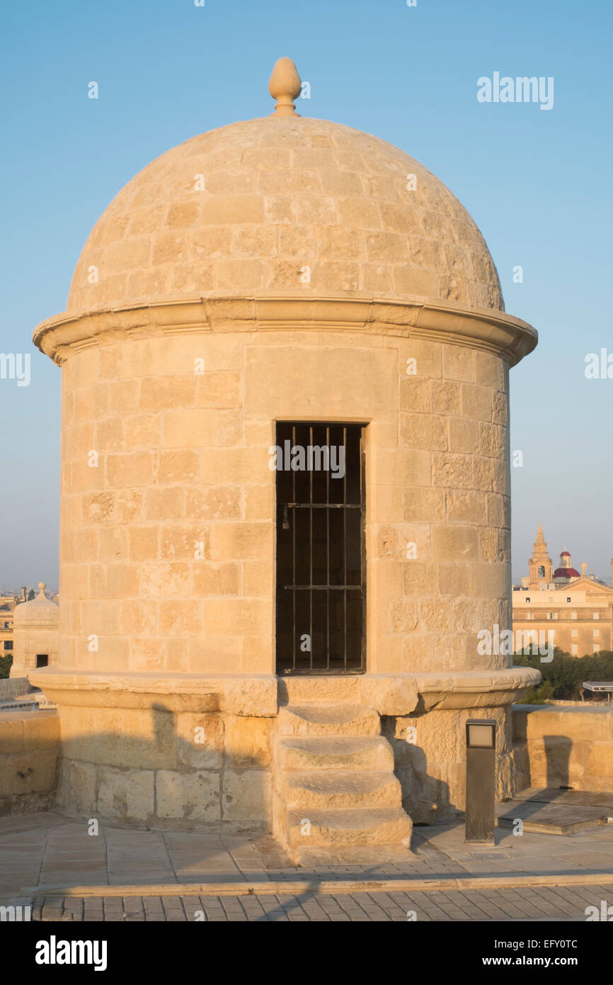 Fortifications in Valletta,Malta Stock Photo - Alamy