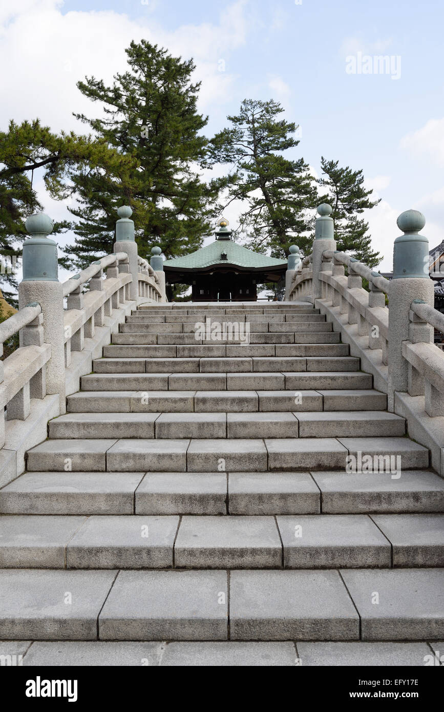 stone bridge of japanese temple Stock Photo - Alamy