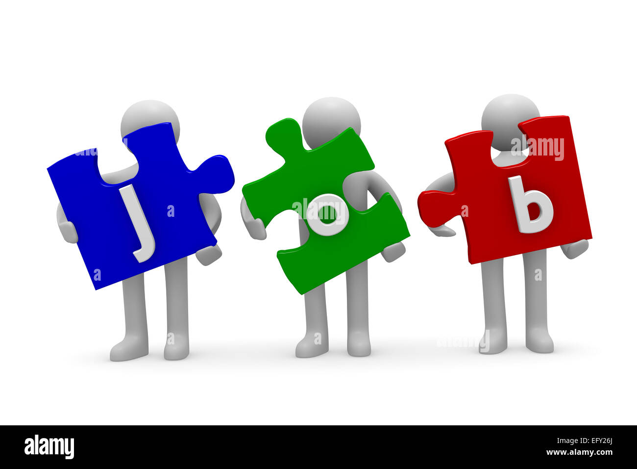 Puzzle success word piece Cut Out Stock Images & Pictures - Alamy