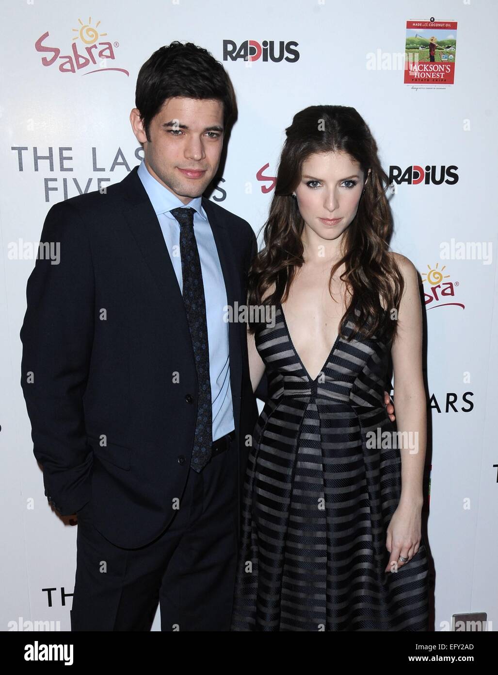 Los Angeles, CA, USA. 11th Feb, 2015. Jeremy Jordan, Anna Kendrick at ...