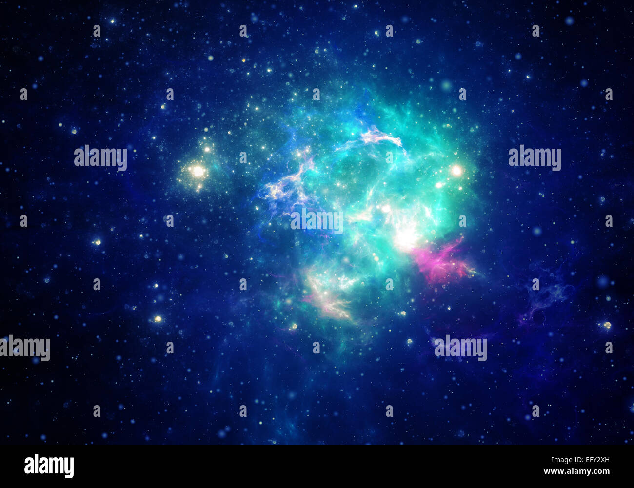Deep space star field with nebula Stock Photo - Alamy