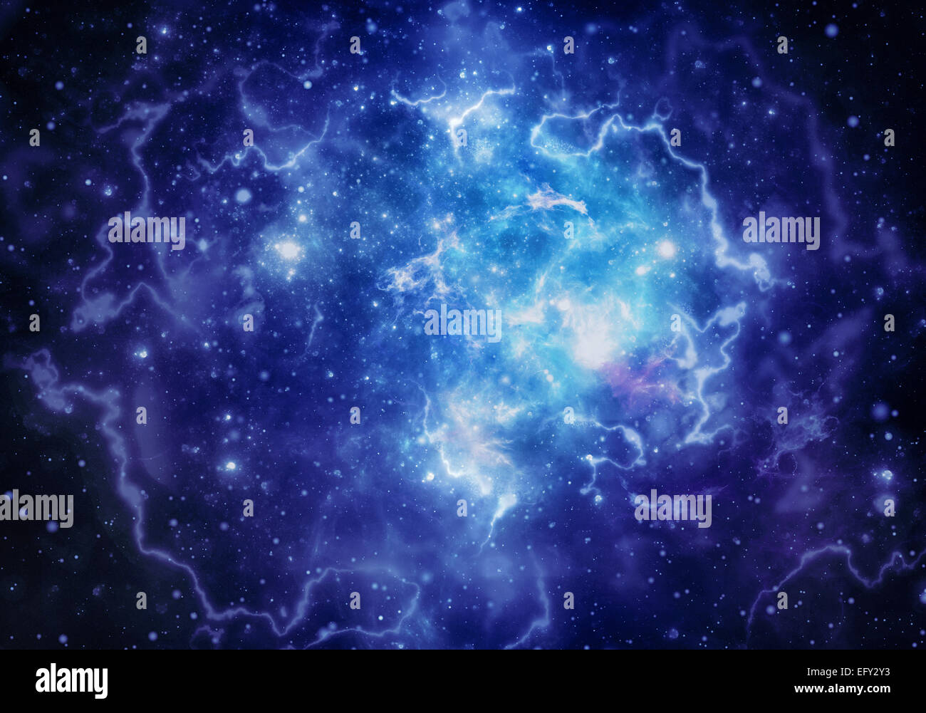 Deep space star field with nebula Stock Photo - Alamy