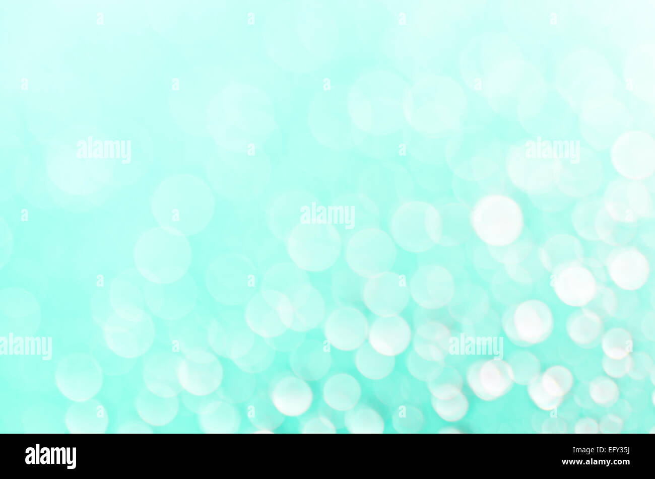 turquoise abstract defocused background with bokeh Stock Photo - Alamy