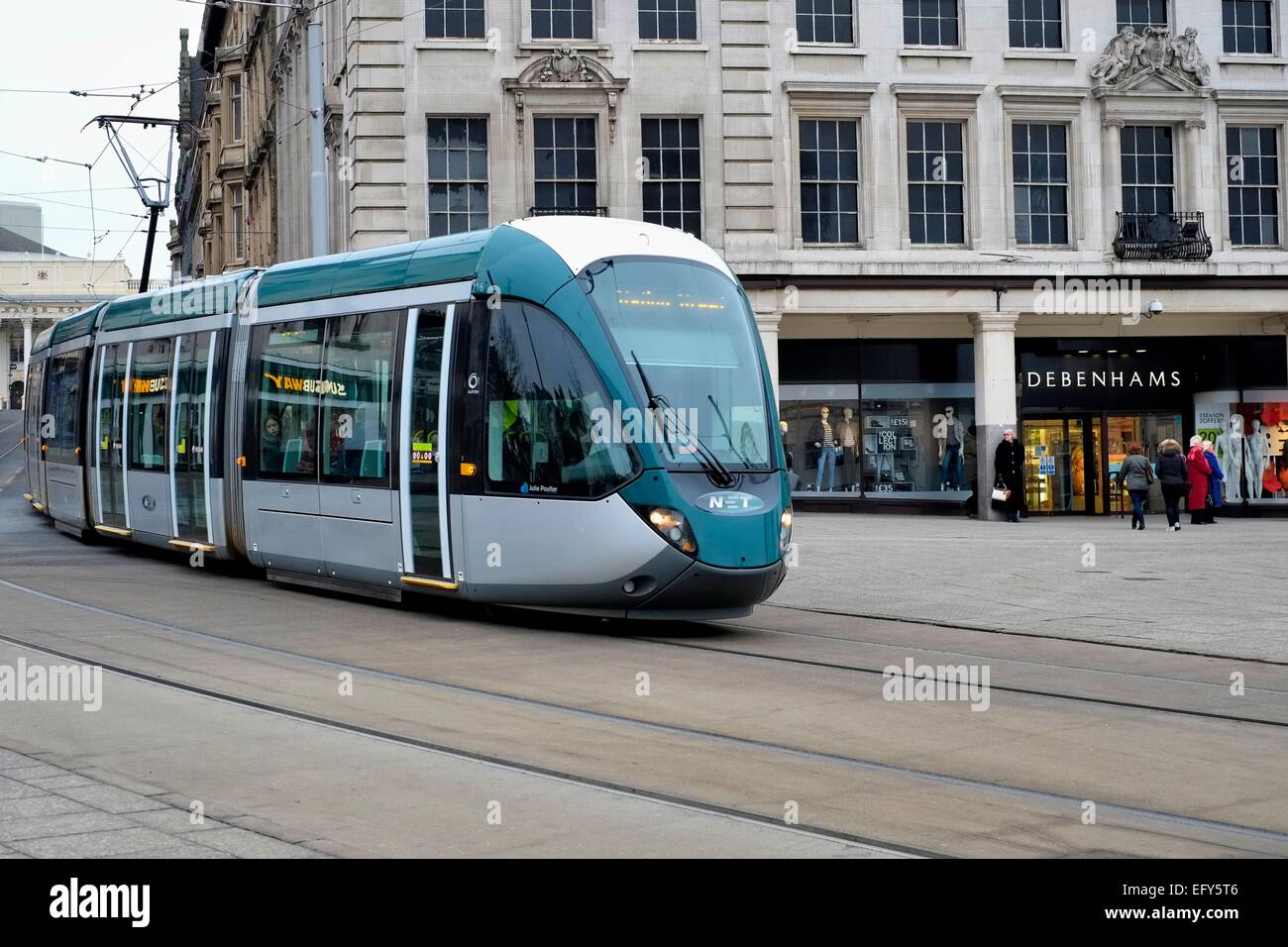 Nottingham tram hi-res stock photography and images - Alamy