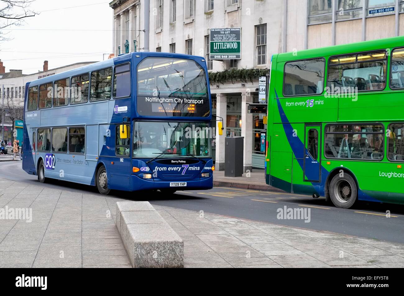 Double decker buses hi-res stock photography and images - Alamy