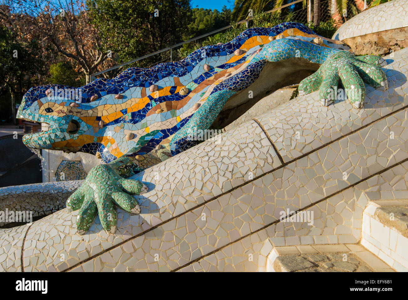 Gaudi architecture barcelona dragon hi-res stock photography and images ...