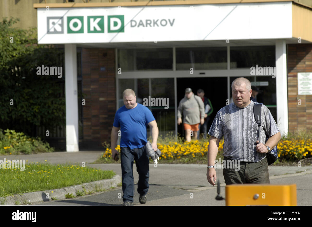 Darkov Mine, OKD, emploee Stock Photo - Alamy