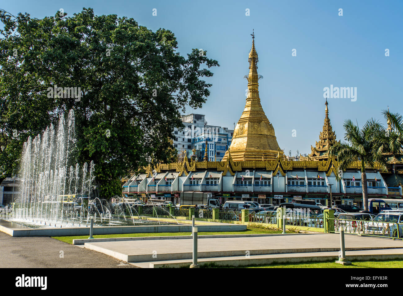 Sule pagoda myanmar hi-res stock photography and images - Alamy