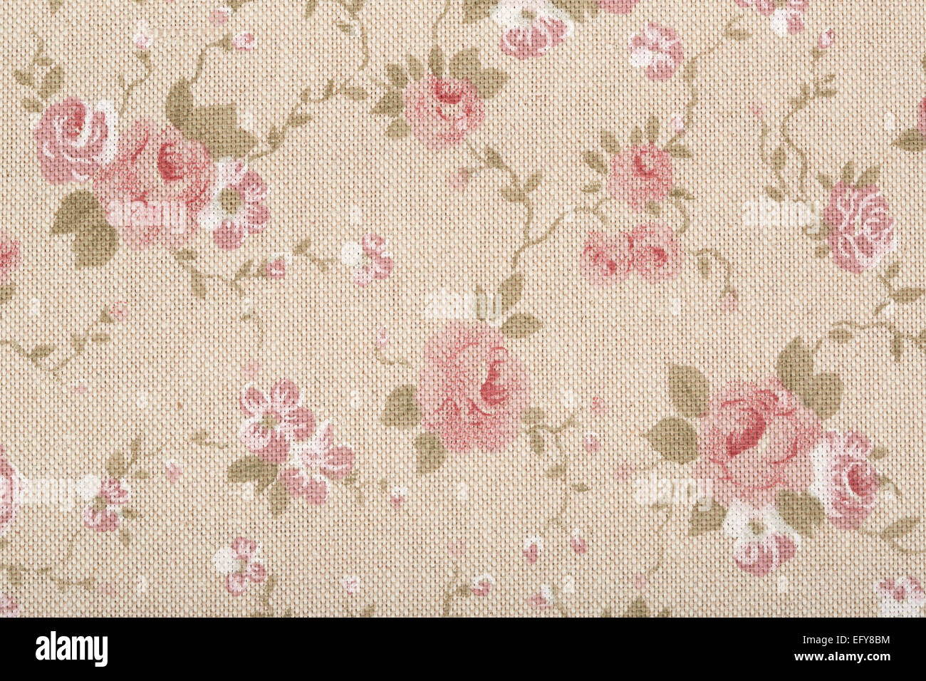 Textile pattern with rose floral, romantic texture background Stock ...