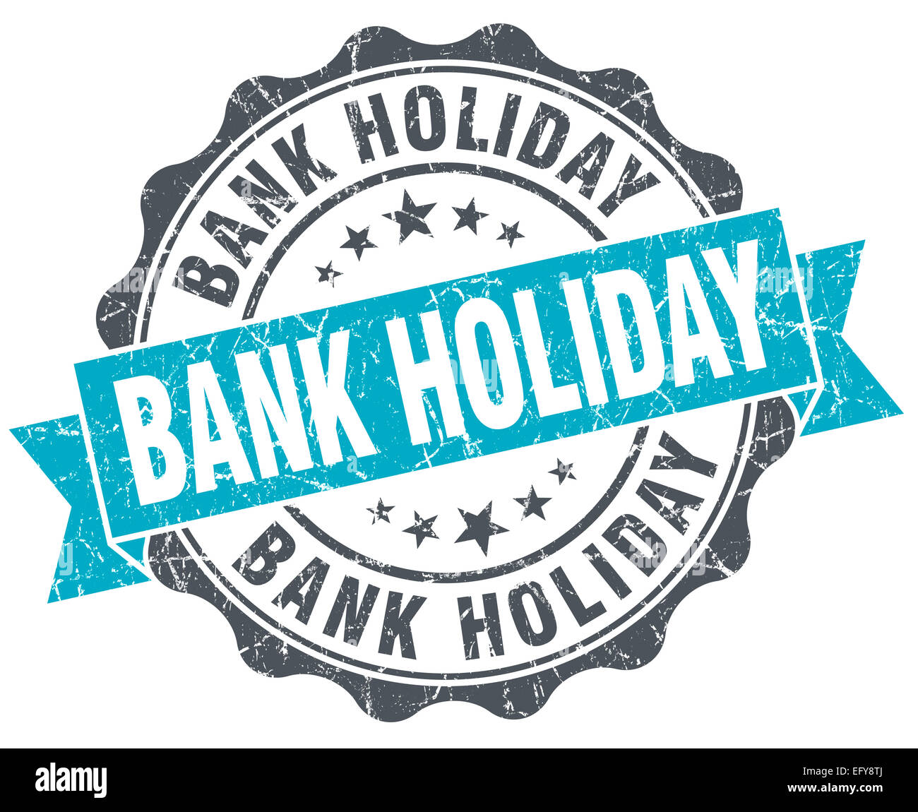 Bank holiday vintage stamp hi-res stock photography and images - Alamy