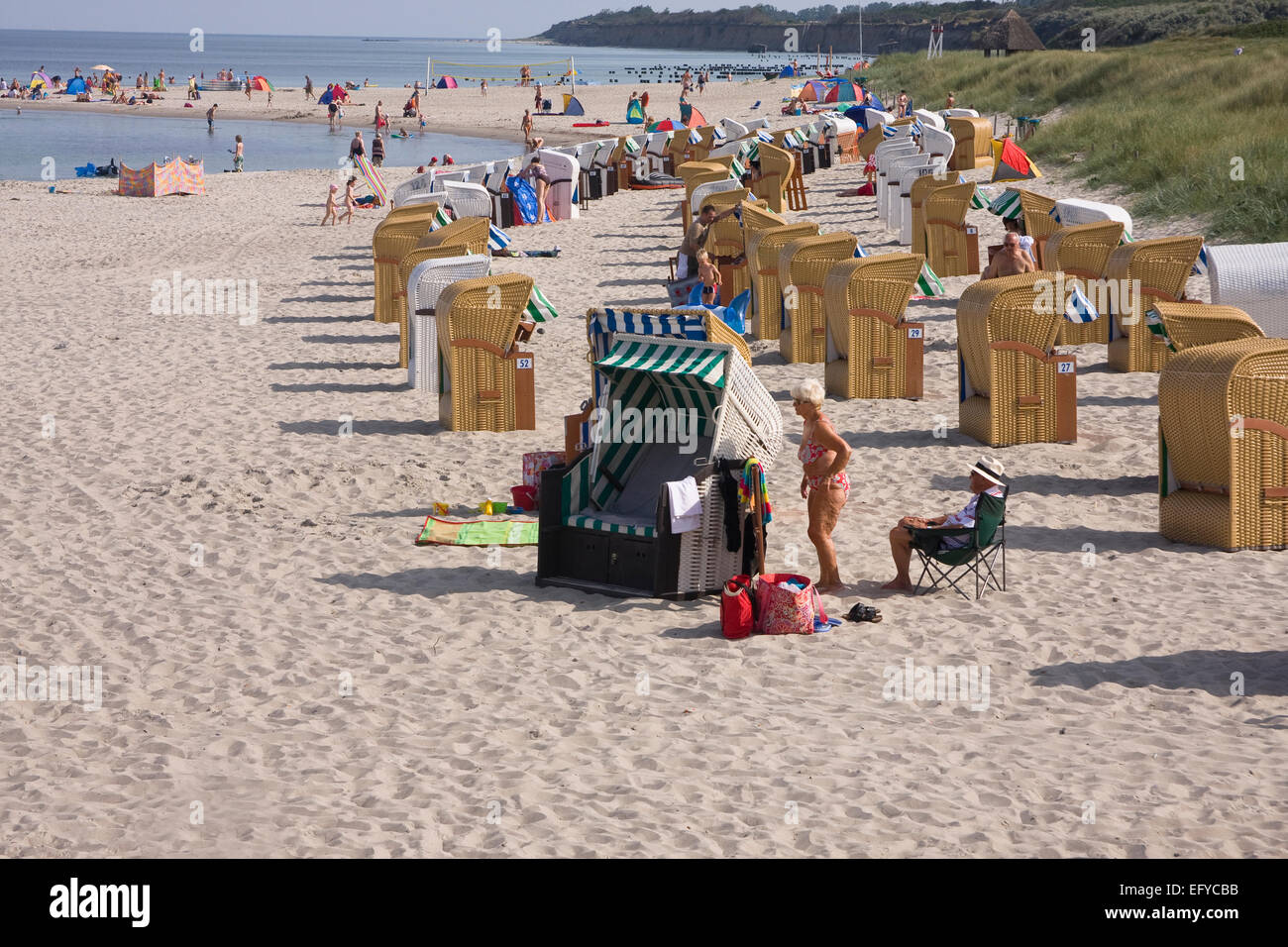 Beach at Prerow, Island Darss, Germany Stock Photo - Alamy