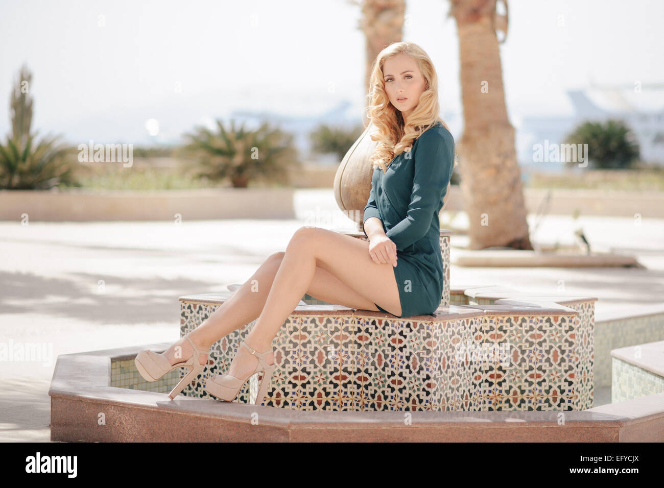 Carmen Mercedes Kroll - "Miss Duesseldorf 2014 & Miss NRW 2015" poses ...