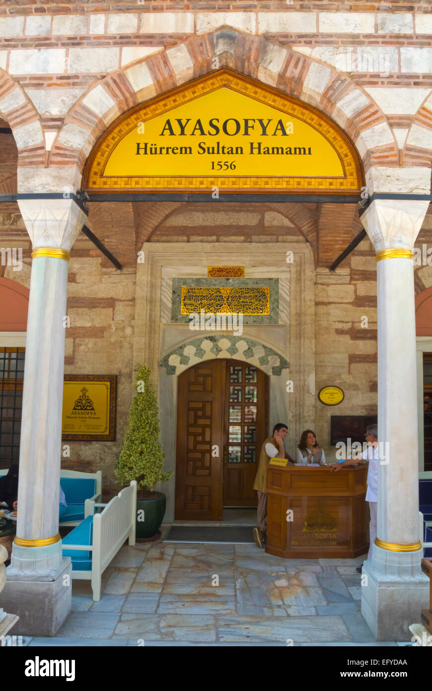Ayasofya hurren sultan hamami exterior hi-res stock photography and ...