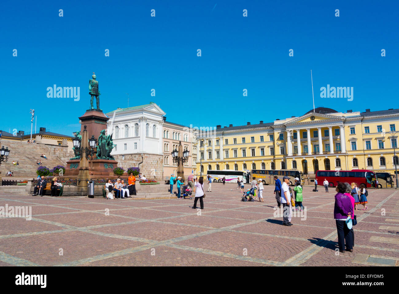 Senaatintori, Senate Square, Helsinki, Finland, Europe Stock Photo - Alamy
