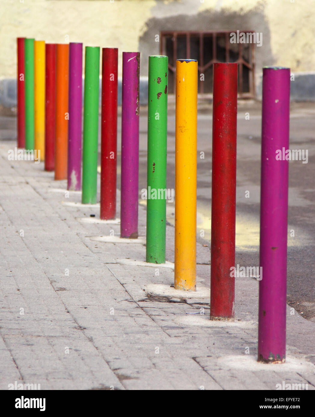 Pink poles hi-res stock photography and images - Alamy