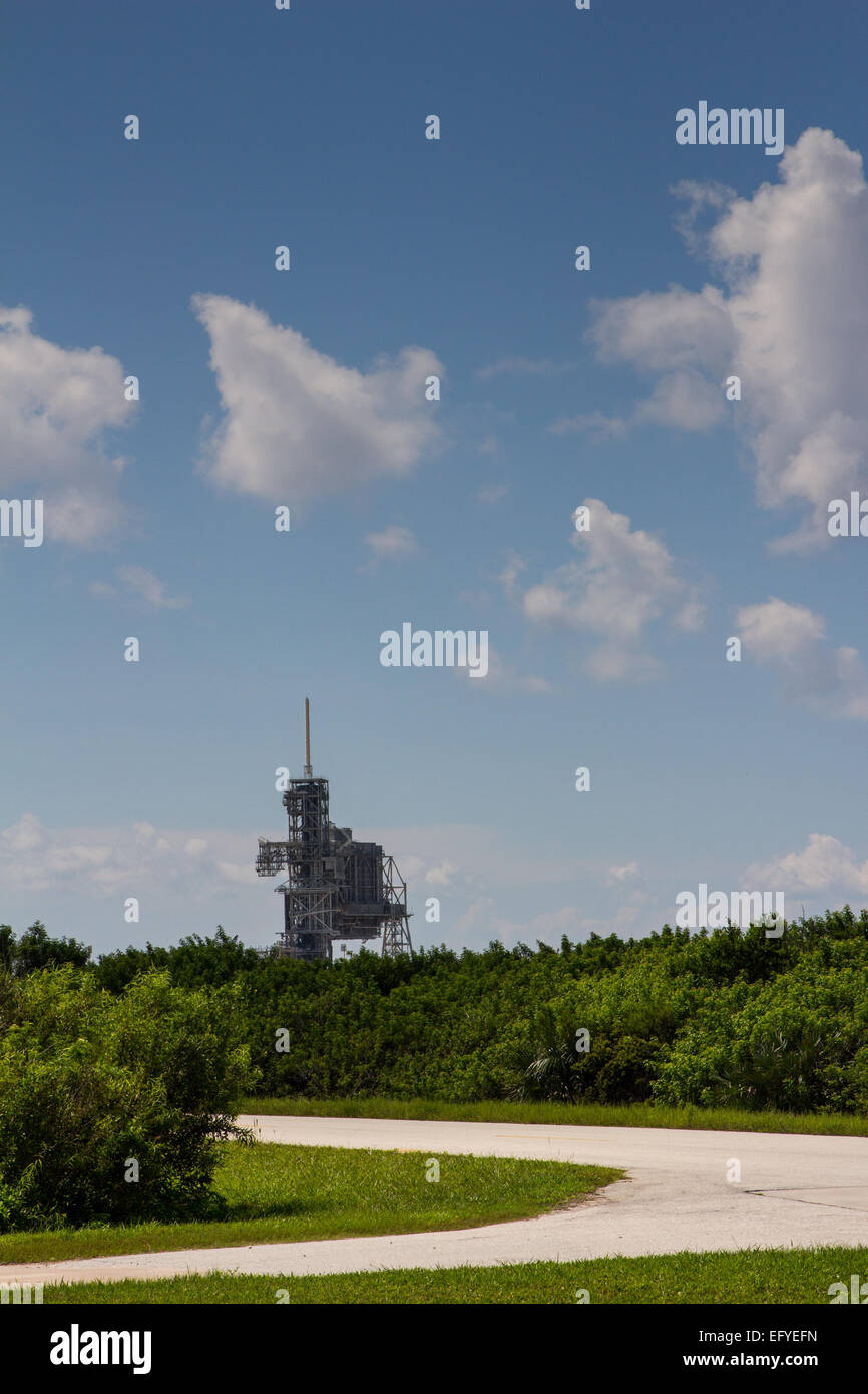 Rocket ready for launch at the Kennedy Space Center Stock Photo - Alamy