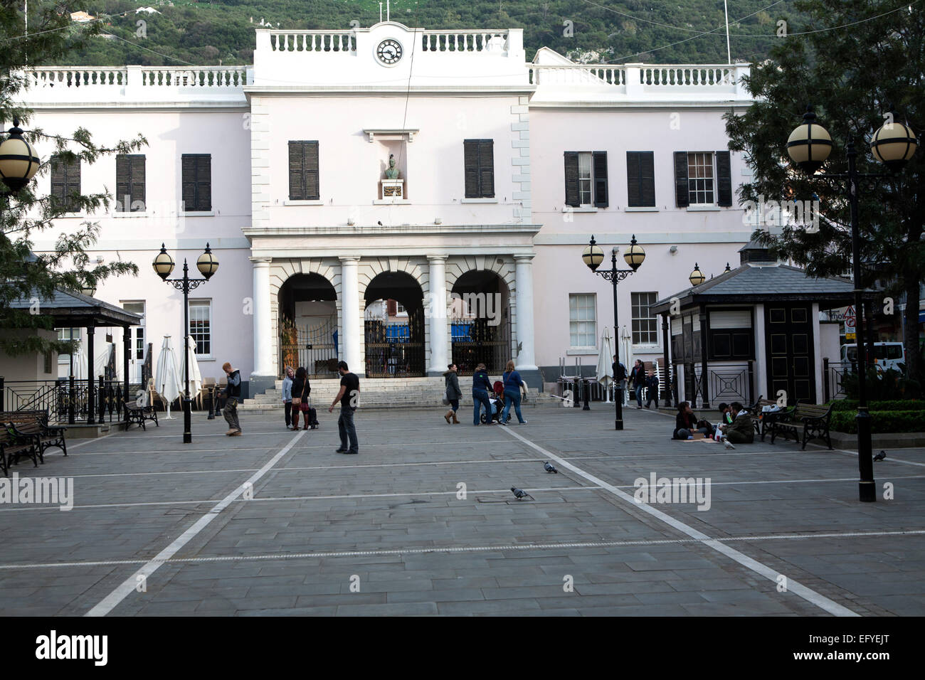 John Mackintosh Square and Parliament House building, Gibraltar ...