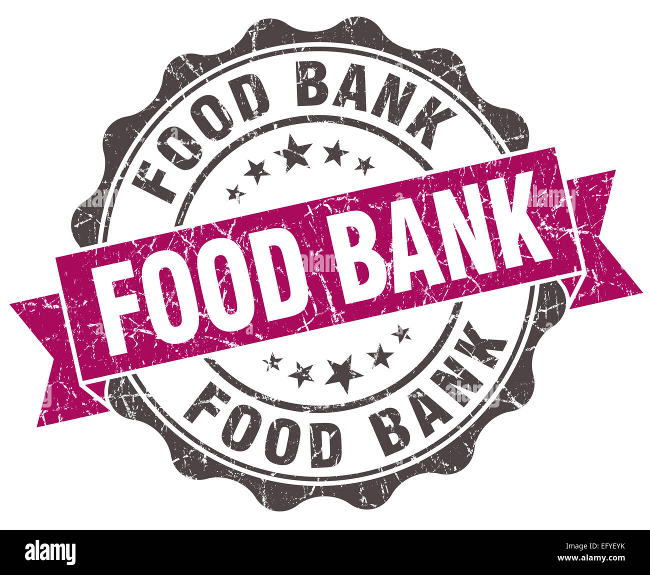 Food bank stamp sign seal hi-res stock photography and images - Alamy
