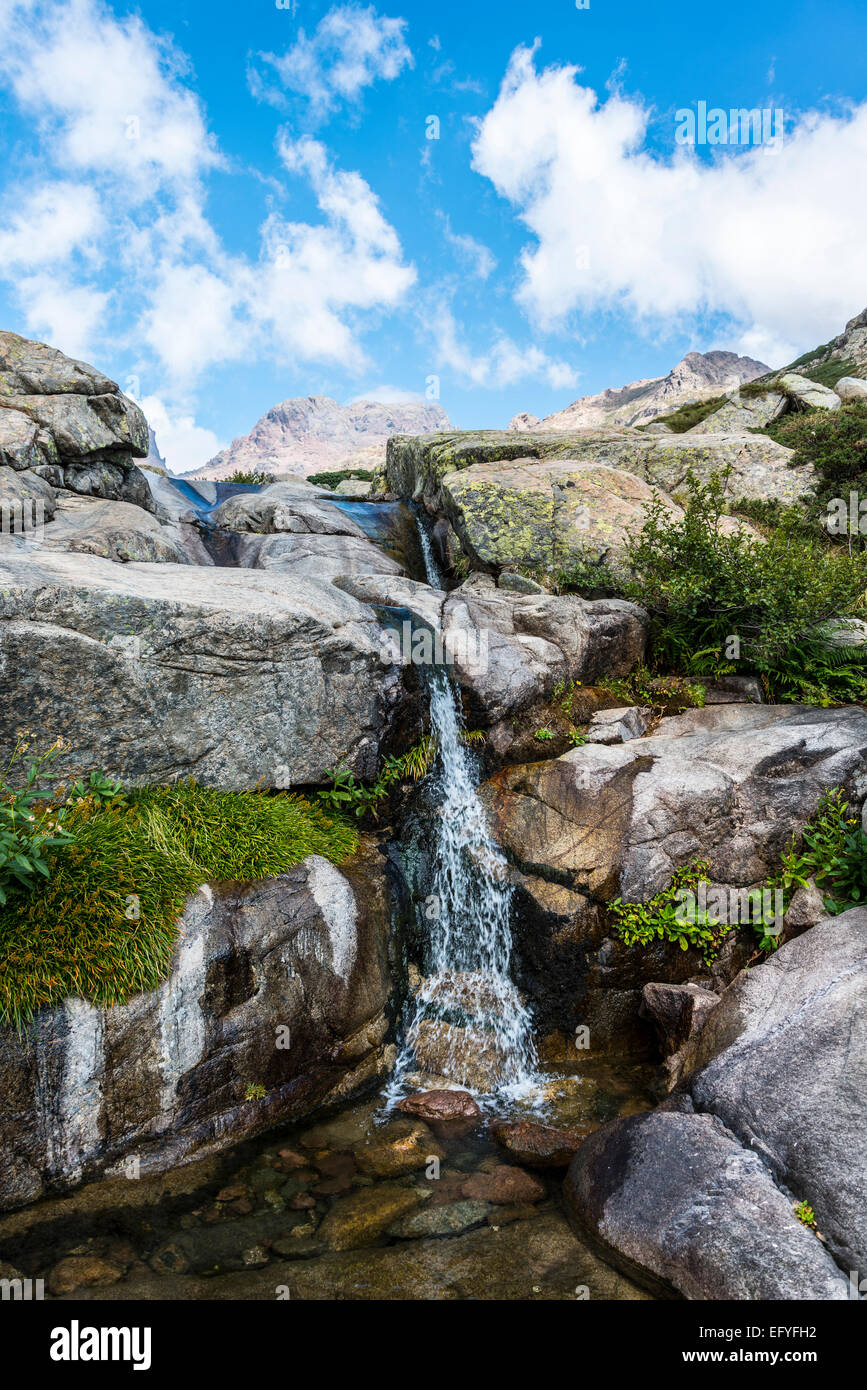 PooRM with a smaRMRM waterfaRMRM in the mountains, river GoRMo, Parc ...