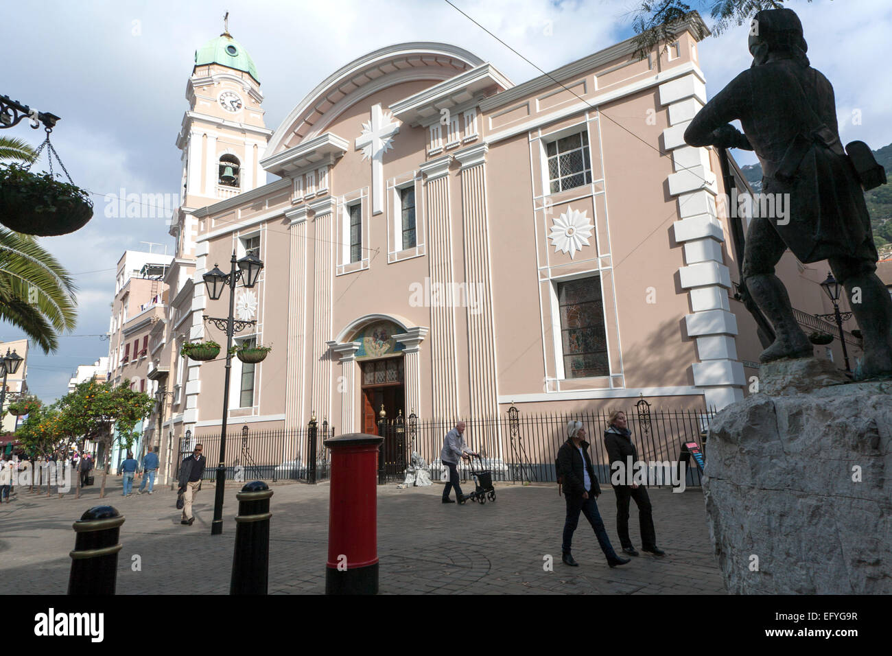 Cathedral church of St. Mary the Crowned, Gibraltar, British overseas ...