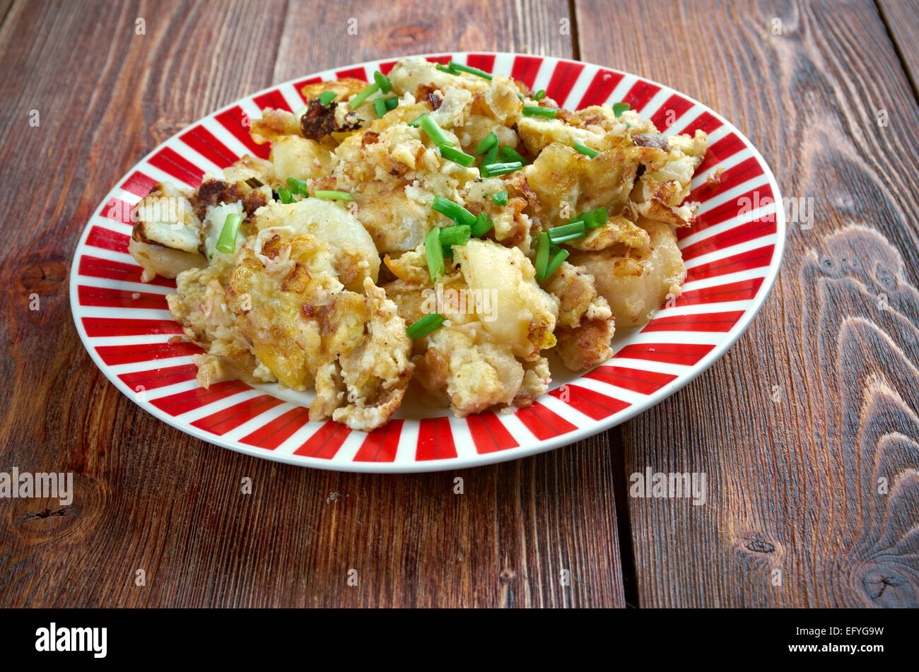 Curried Hash Brown Scramble - crispy browned potatoes tossed sauteed ...