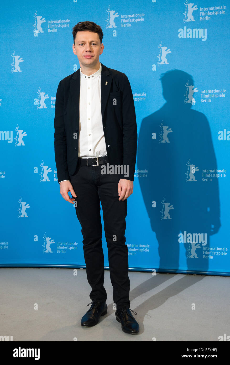 Berlin, Germany. 12th Feb, 2015. Actor Christian Friedel at a photocall ...
