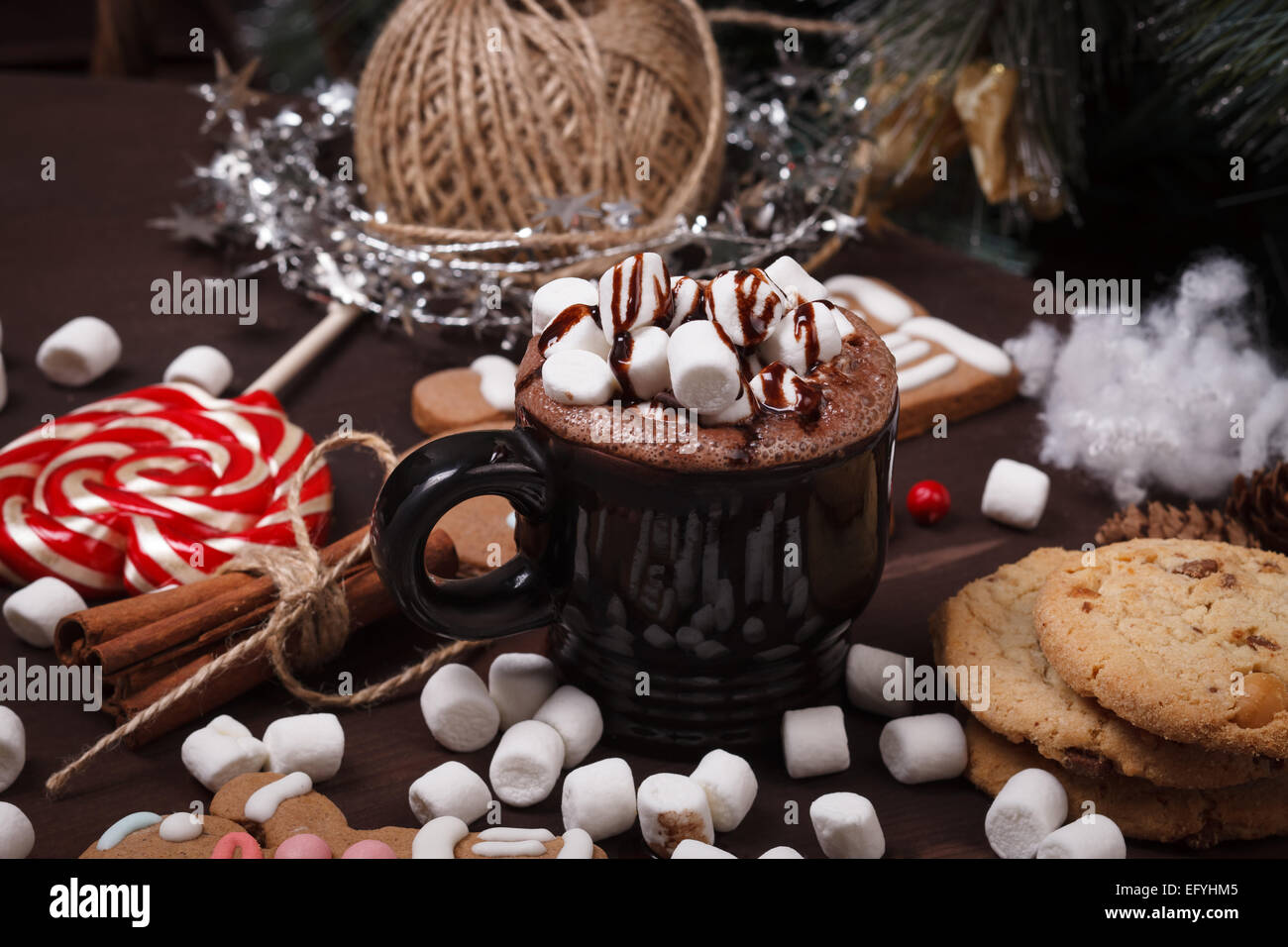 cup of cocoa Stock Photo - Alamy