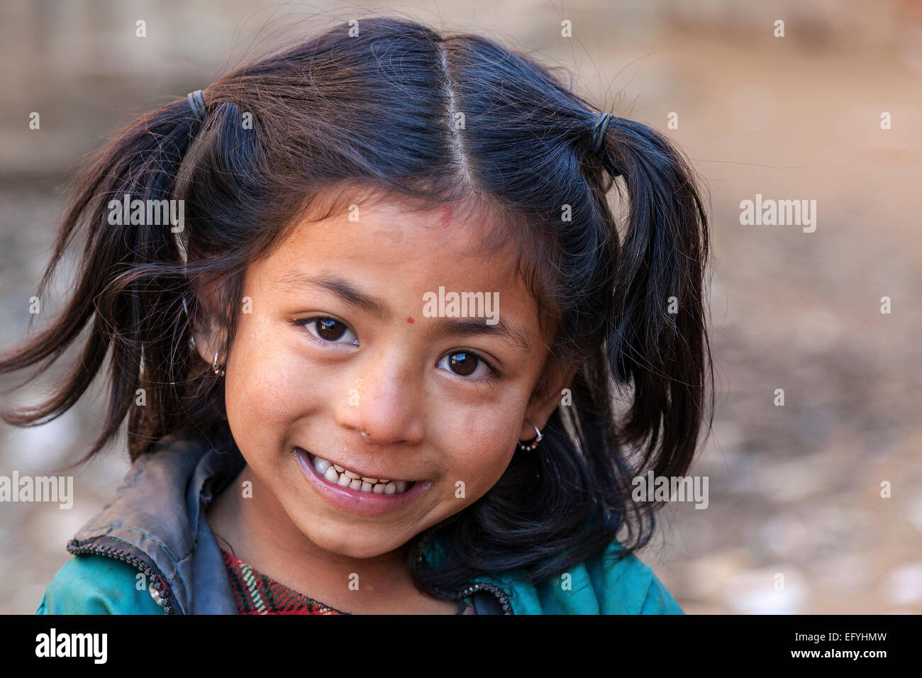 Portrait nepalese girl nepal hi-res stock photography and images - Alamy