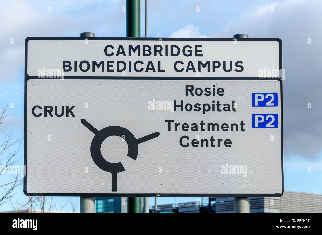 Cambridge Biomedical Campus sign Stock Photo - Alamy