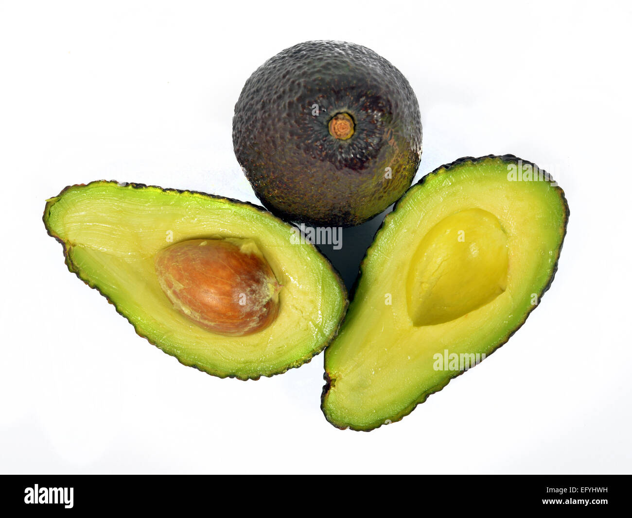 avocado on the white background Stock Photo - Alamy
