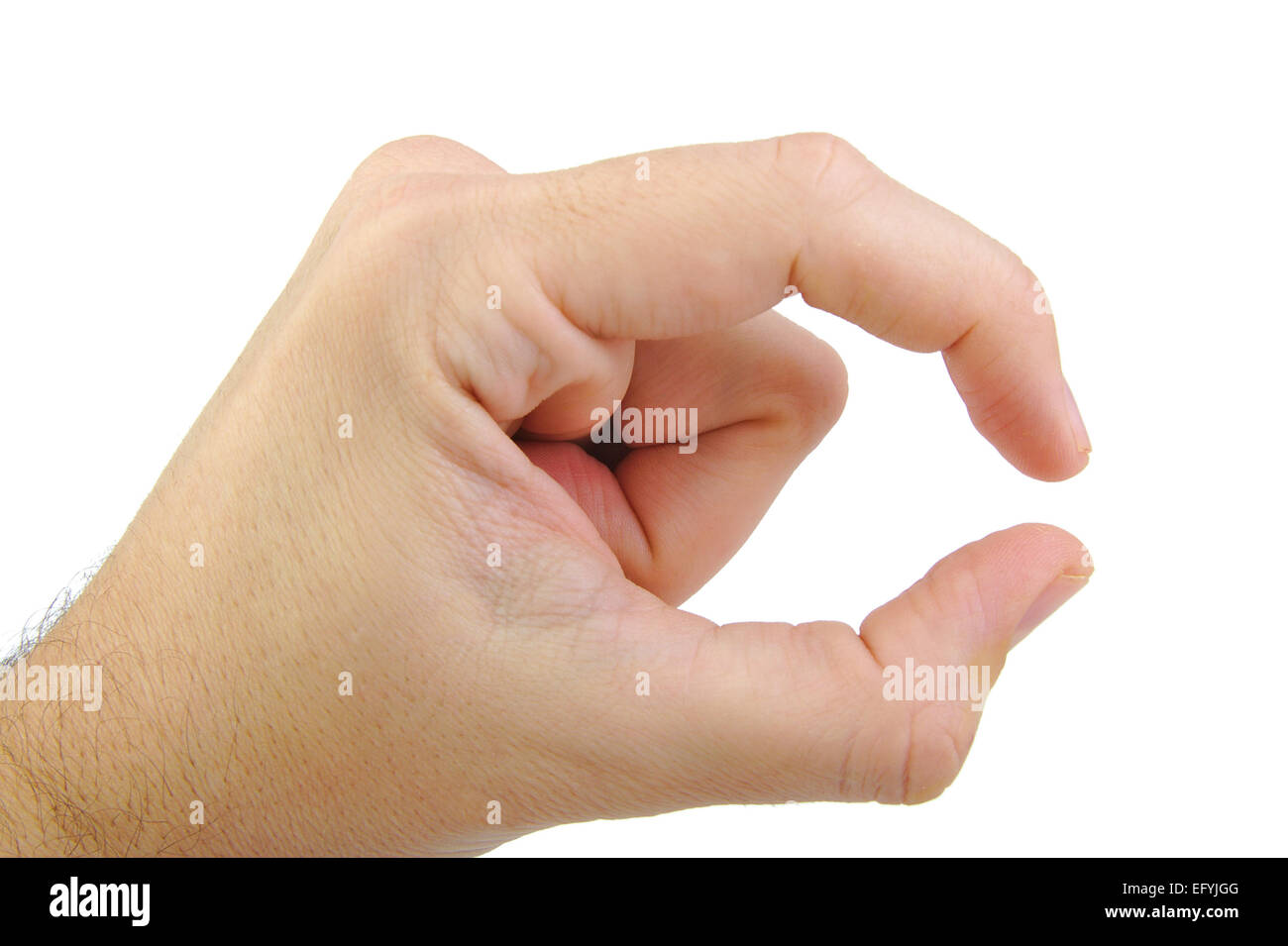 Hand pinch hi-res stock photography and images - Alamy