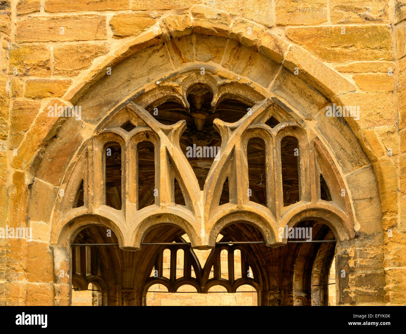 stone arch detail, Sherborne detail of medieval stone arch in the ...