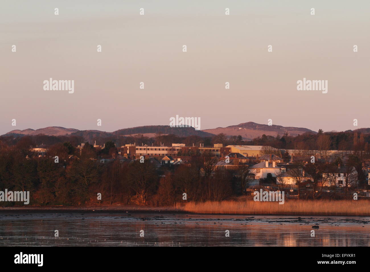 Village of Invergowrie at dawn Scotland February 2015 Stock Photo - Alamy