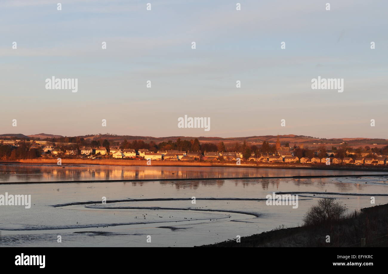 Village of Invergowrie at dawn Scotland February 2015 Stock Photo - Alamy