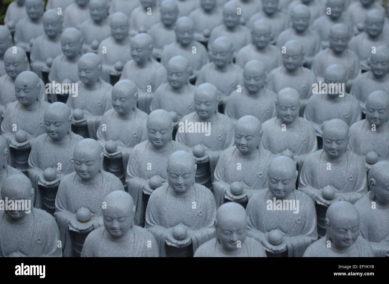Jizo statues in Kamakura, Japan Stock Photo - Alamy