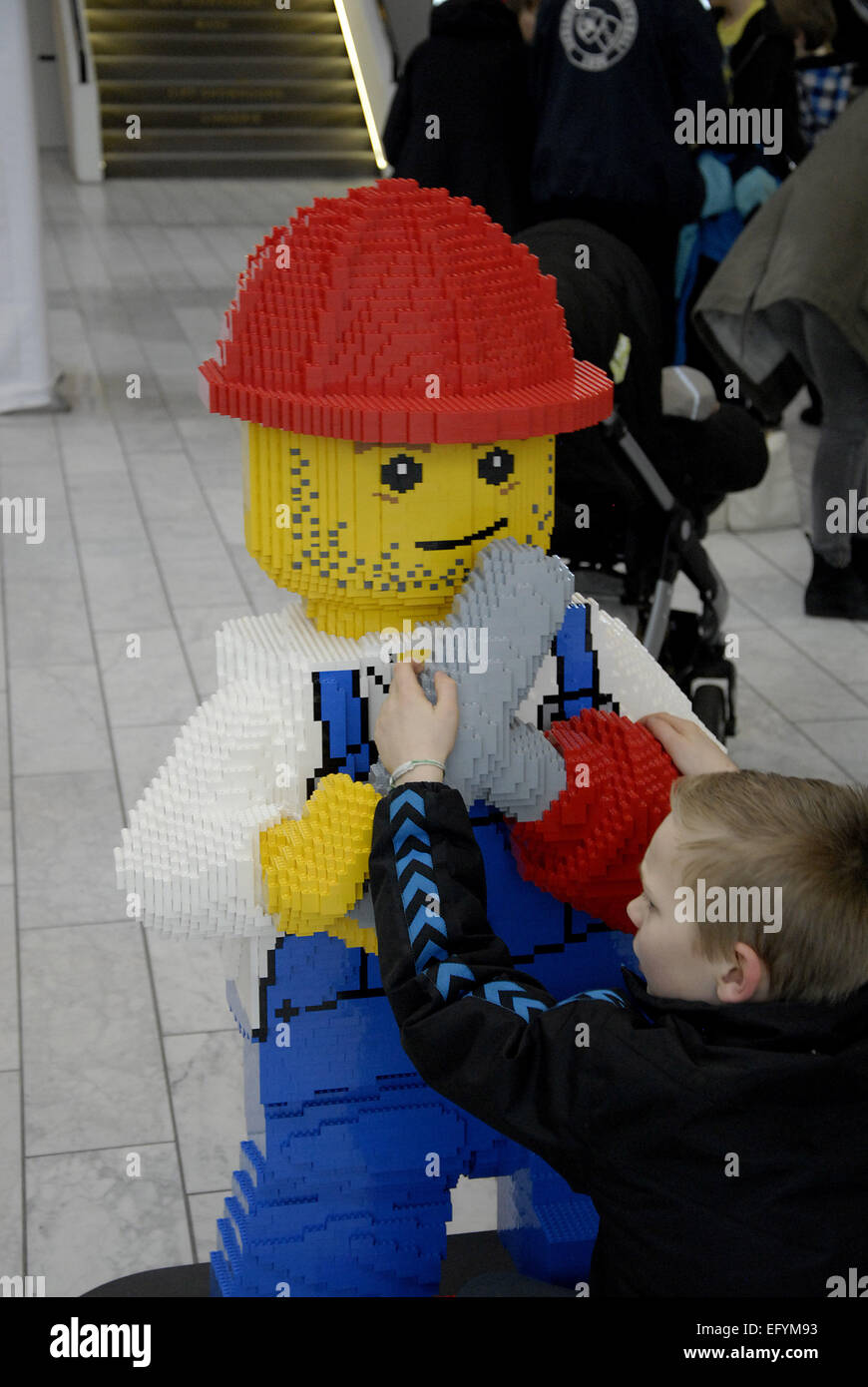 Copenhagen, Denmark. 12th February, 2015. Lego world starts today for 4 ...
