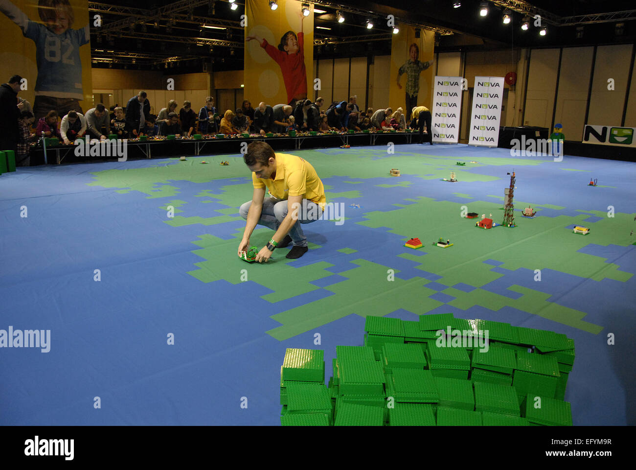 Copenhagen, Denmark. 12th February, 2015. Lego world starts today for 4 ...
