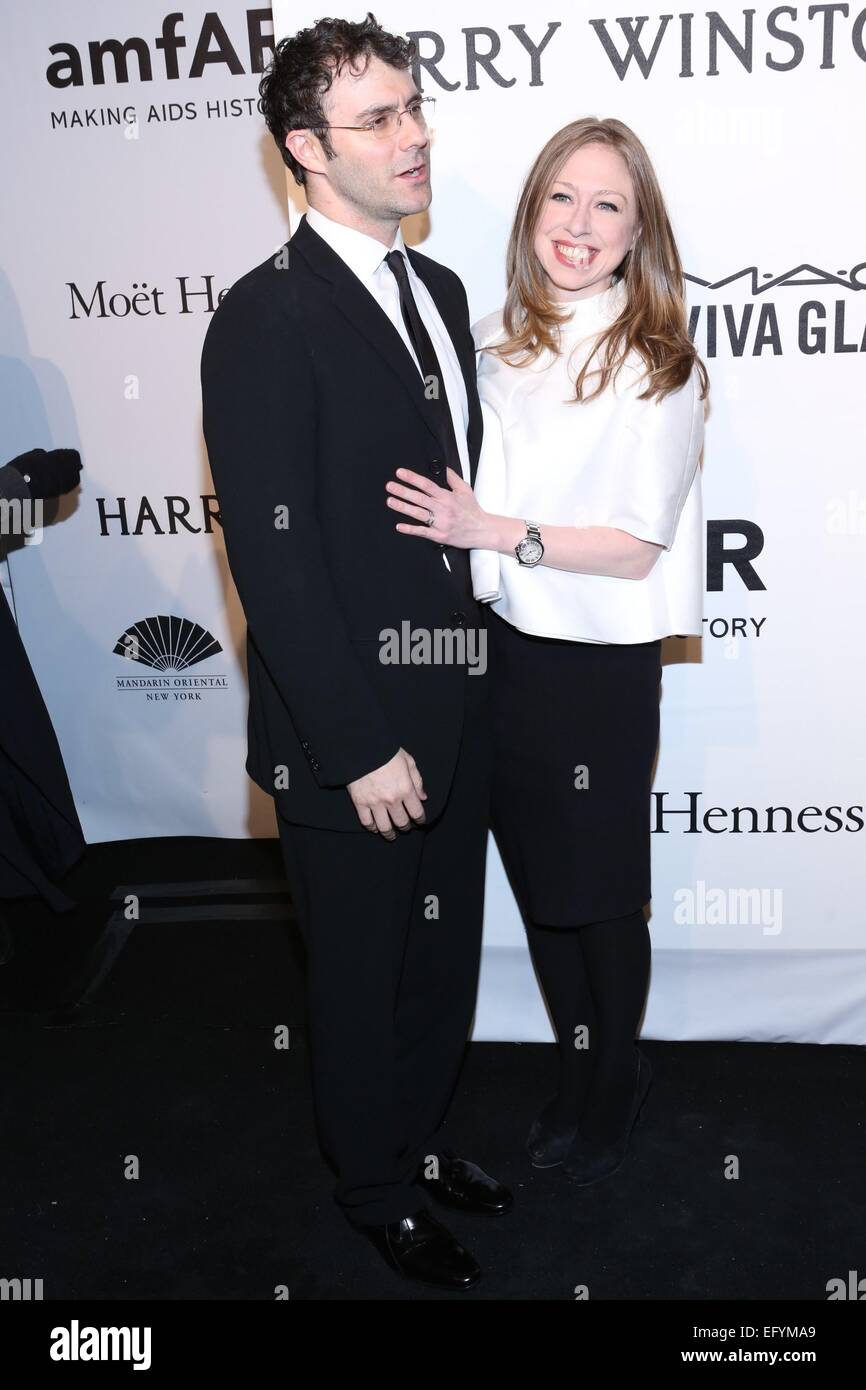 New York, NY, USA. 11th Feb, 2015. Marc Mezvinsky and Chelsea Clinton ...