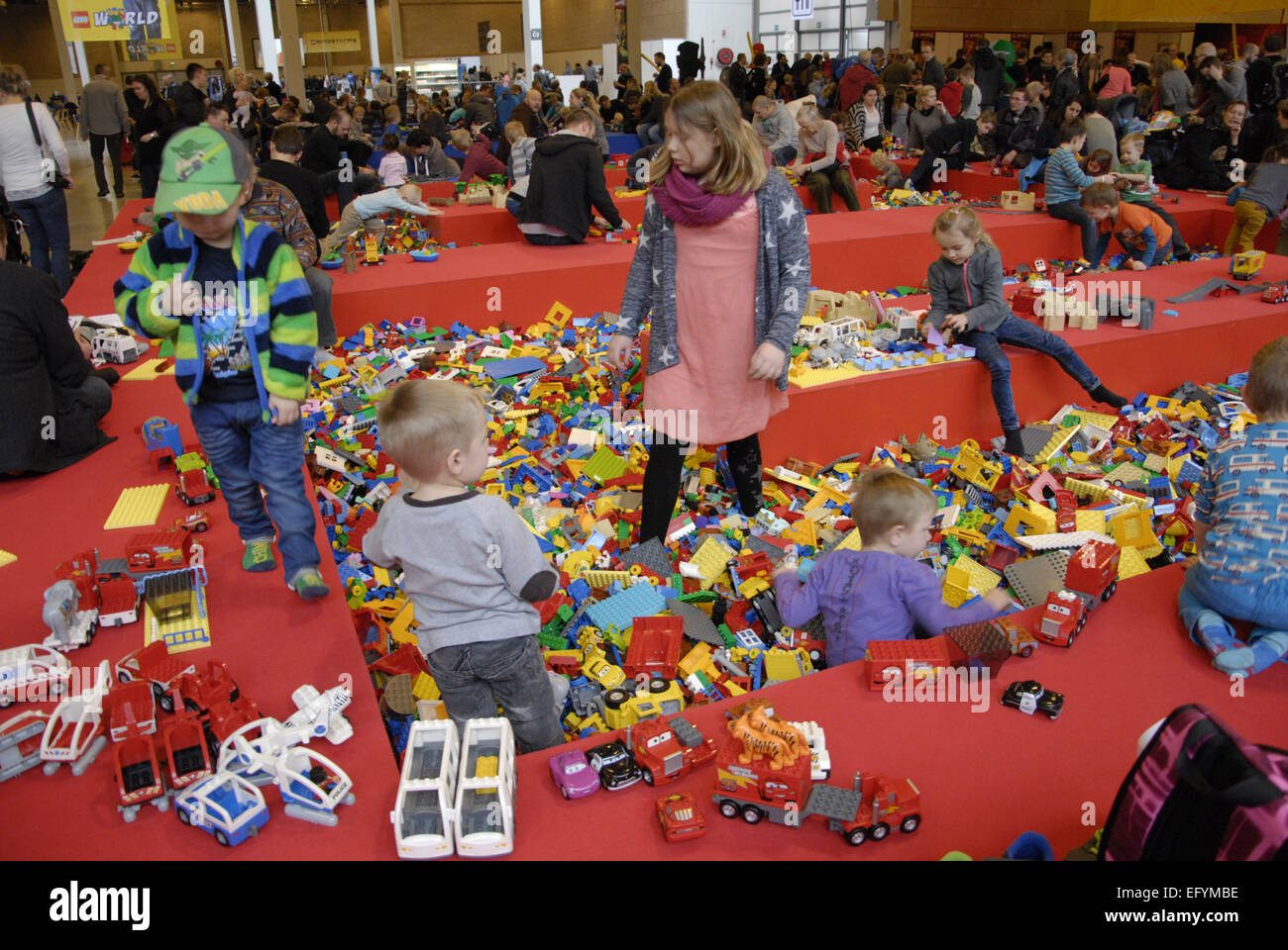 Copenhagen, Denmark. 12th February, 2015. Lego world starts today for 4 ...
