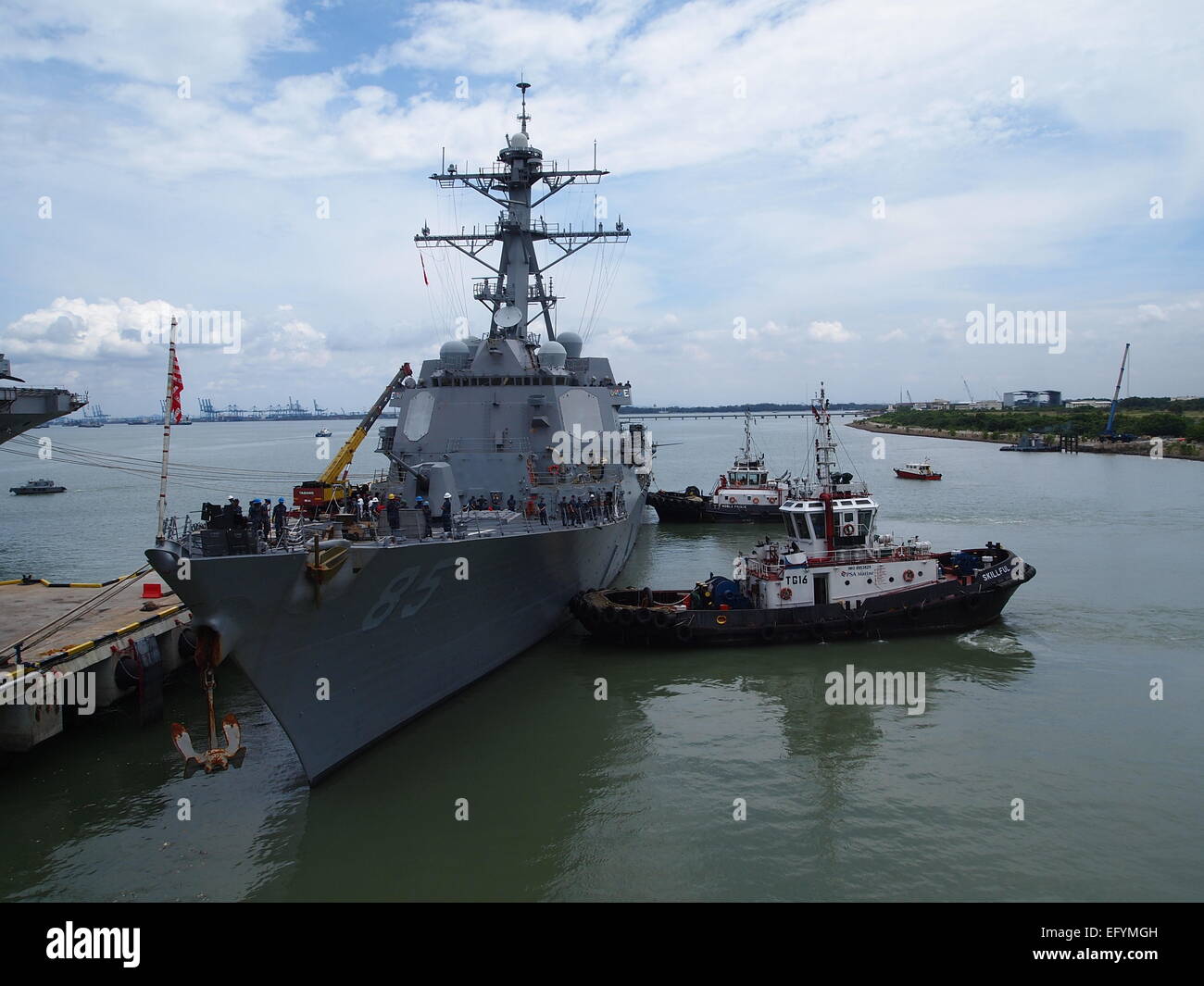 American Naval Ship Stock Photo - Alamy
