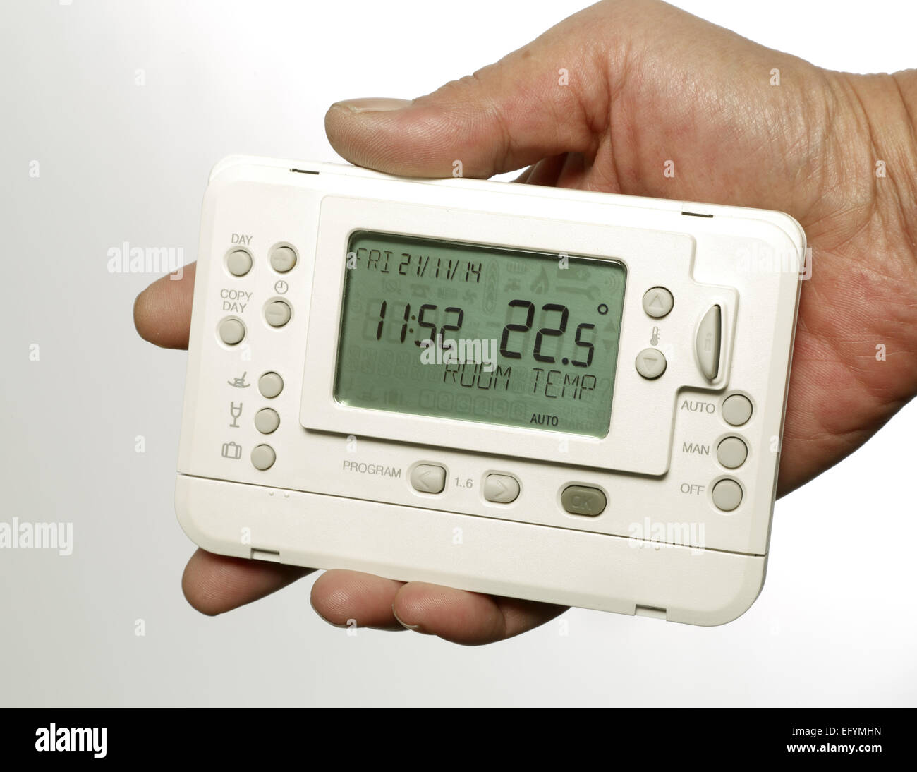 Heating thermostat hi-res stock photography and images - Alamy
