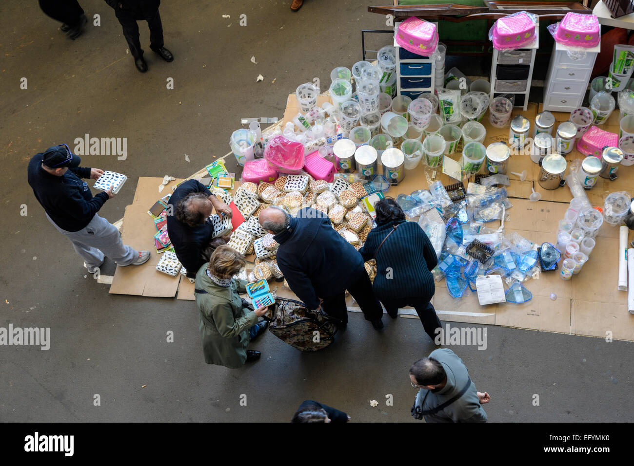 The most famous flea market in Barcelona, also known as Els Encants or ...