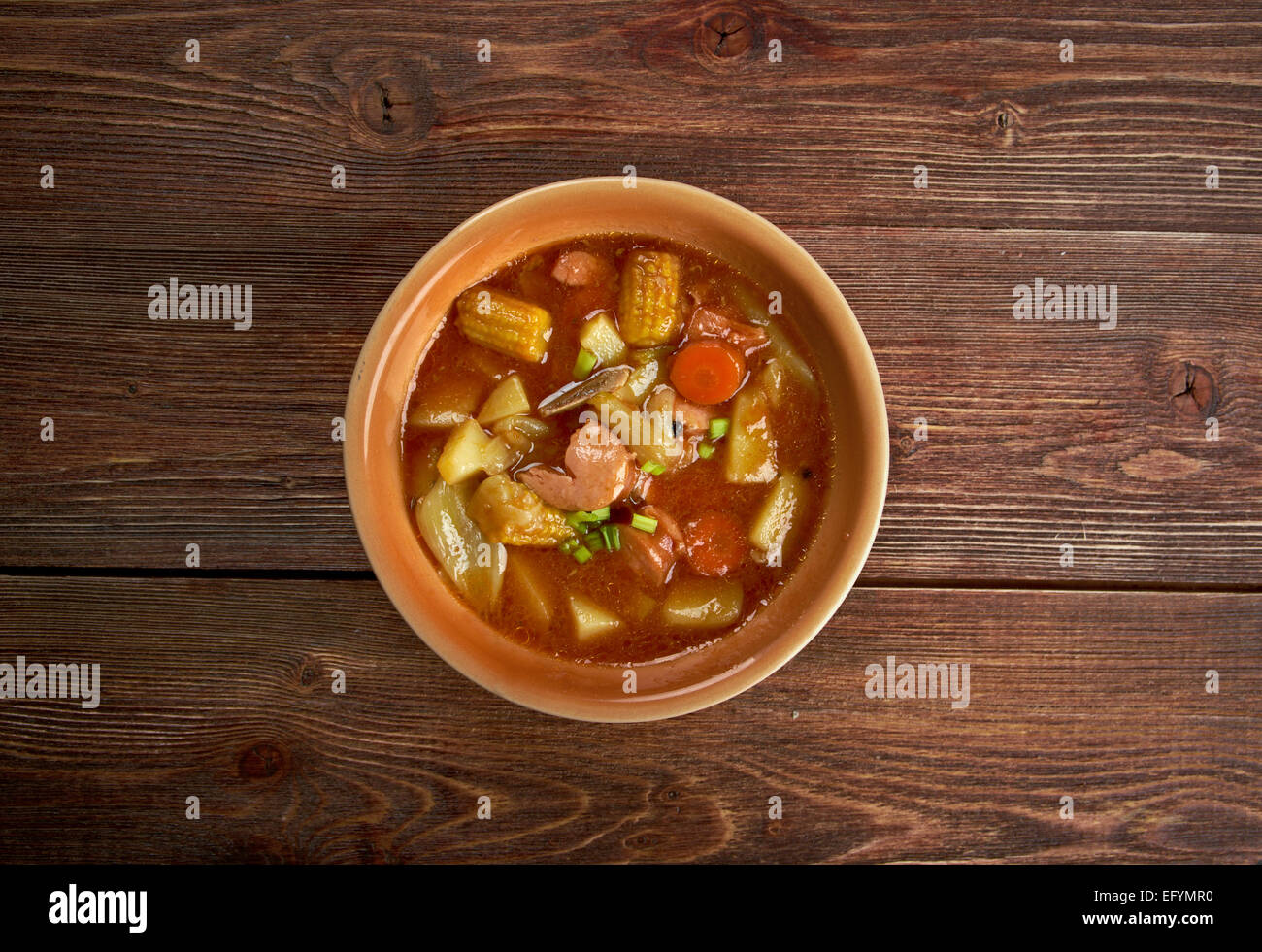 Sopa de Mondongo - dish is from Latin America and the Caribbean Stock ...