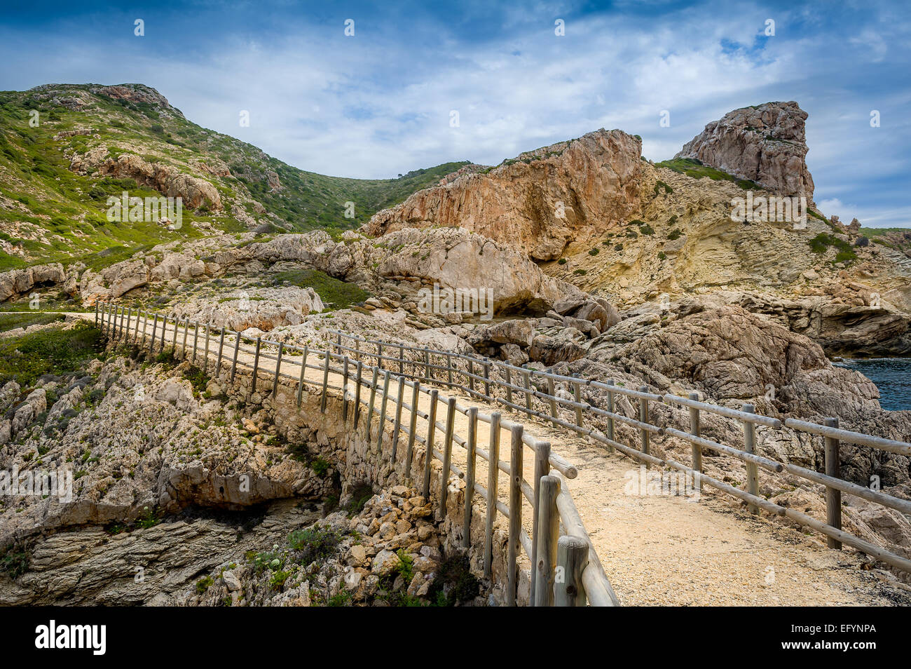 Path in the rocks Stock Photo - Alamy