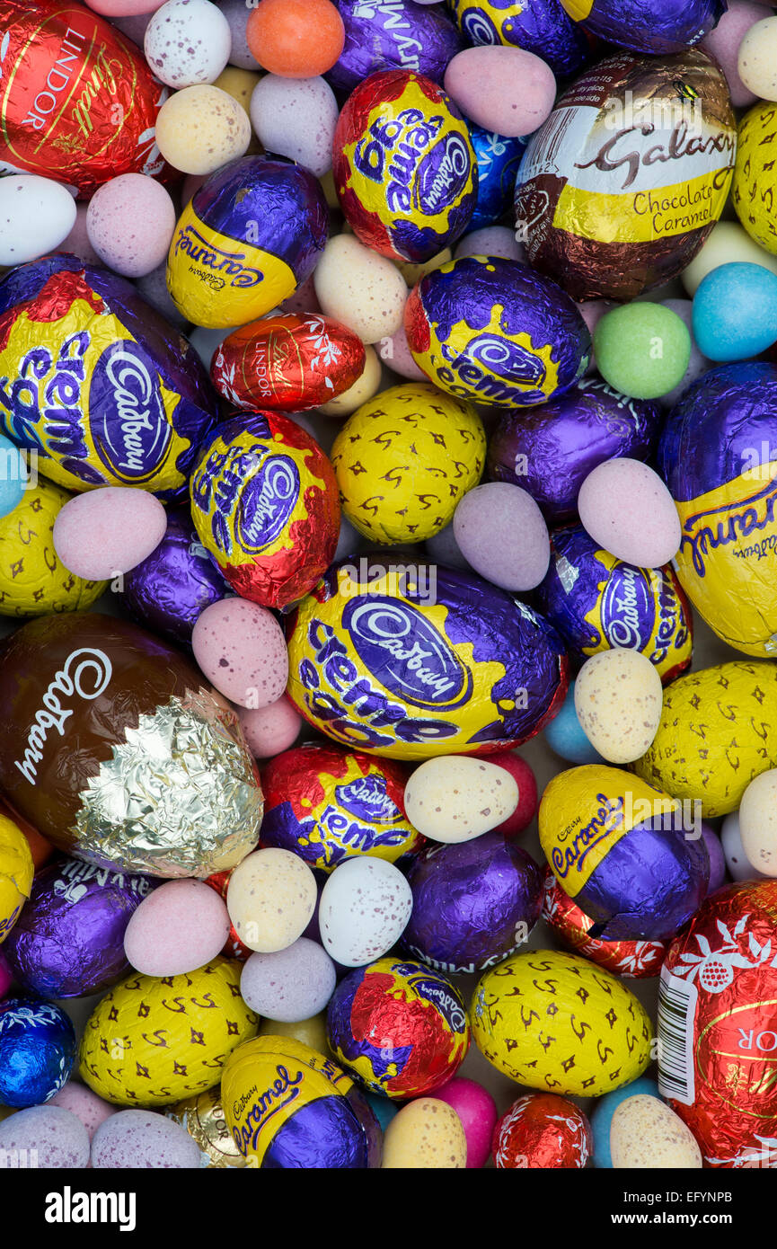 Cadbury mini eggs easter chocolate candy hi-res stock photography and ...