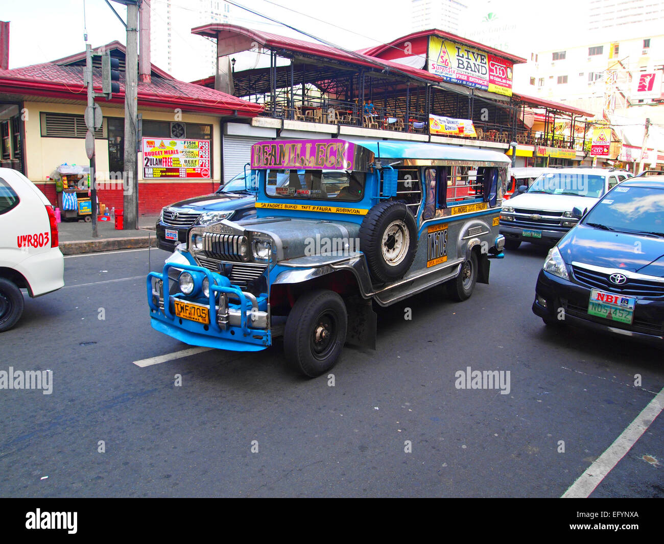 Jeepney in Manila Stock Photo - Alamy