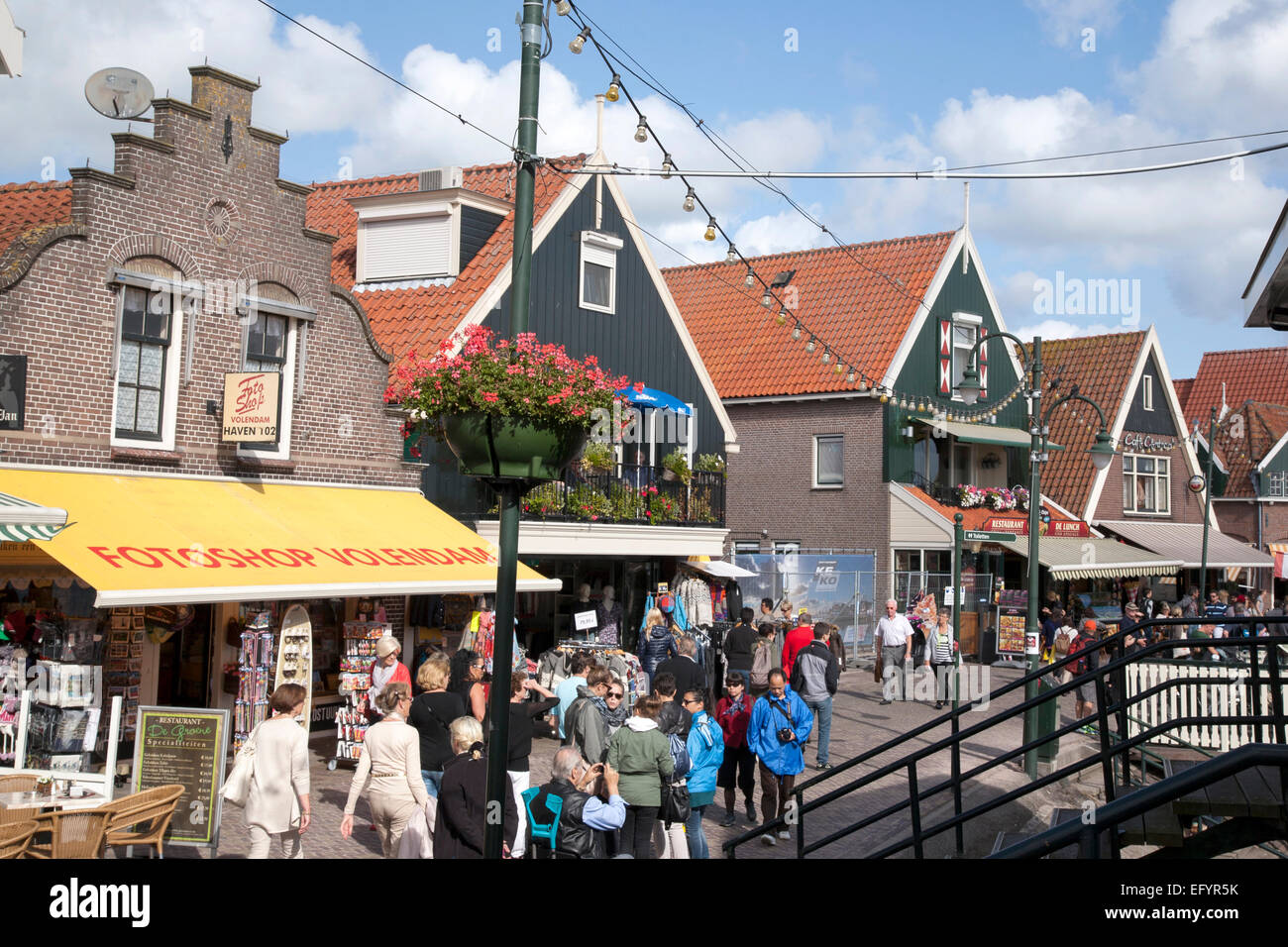 Haven Street, Volendam, Holland, Netherlands Stock Photo - Alamy