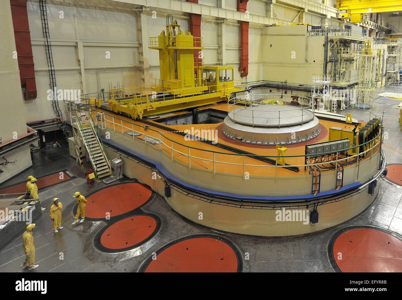 ***FILE PHOTO*** Cooling pools for spent fuel in Dukovany nuclear power ...